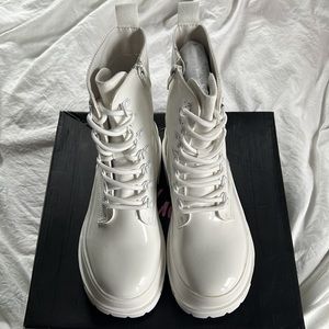 Dolls Kill | Shoes | Frosty Start Some Gossip Combat Boots | Poshmark